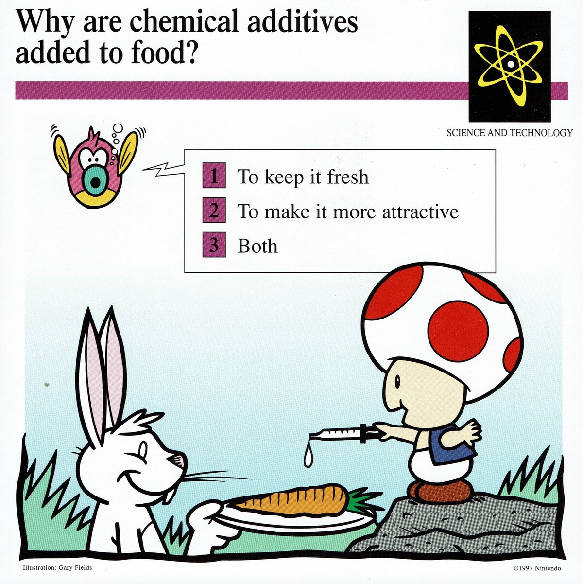 File:Chemical additives quiz card.jpg - Super Mario Wiki, the Mario ...