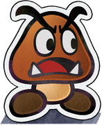 Paper Goomba - Super Mario Wiki, the Mario encyclopedia