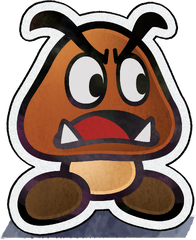 Paper Goomba - Super Mario Wiki, the Mario encyclopedia