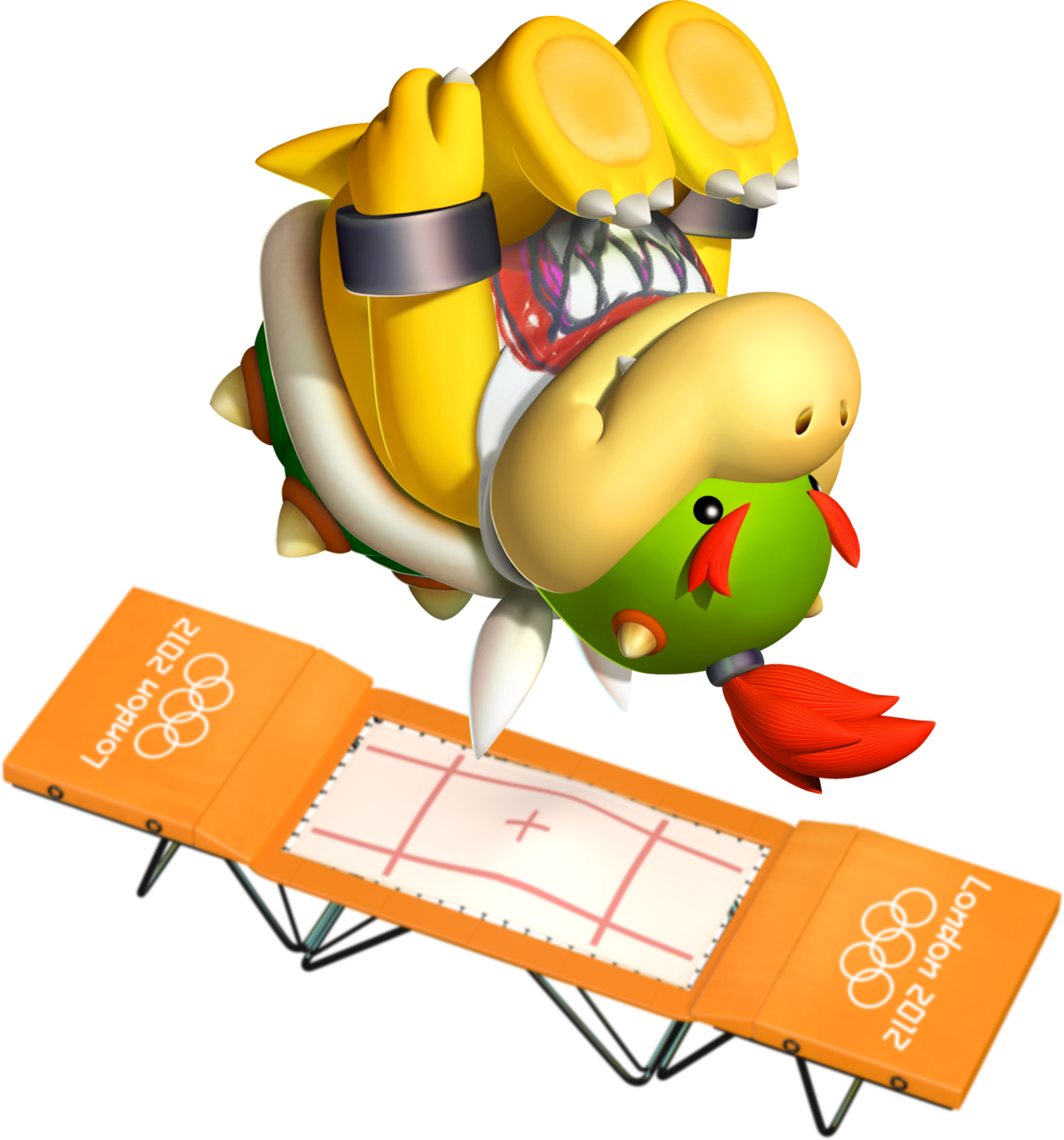 File:M&SATLOG Bowser Jr Trampoline artwork.png - Super Mario Wiki, the ...