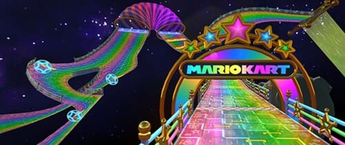 Rainbow Road (Mario Kart Wii) - Super Mario Wiki, the Mario encyclopedia