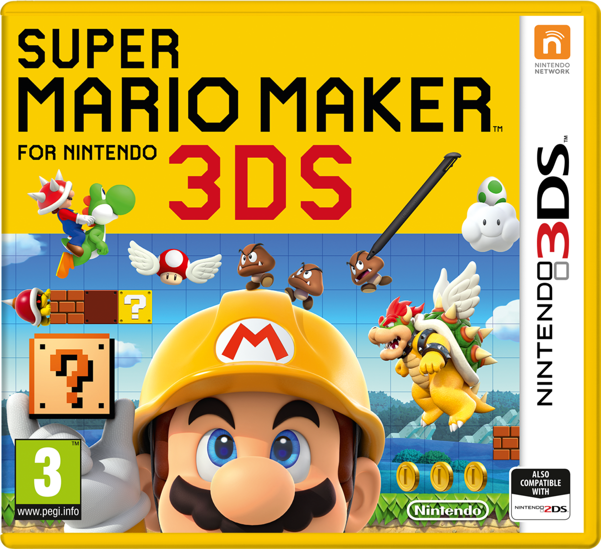 File:SMM3DS European cover art.png - Super Mario Wiki, the Mario ...