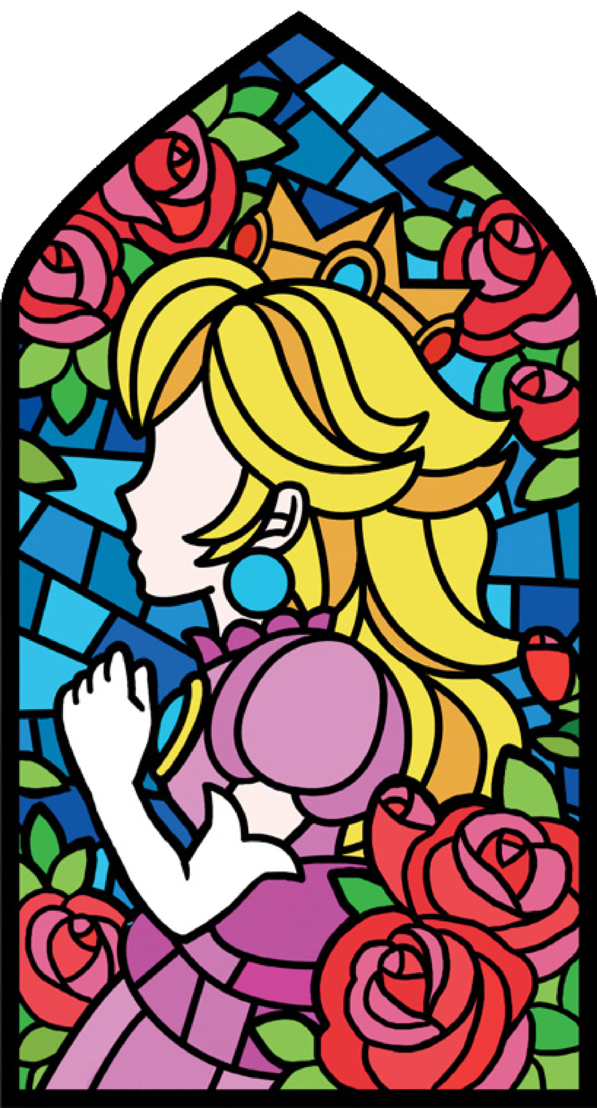 File:SMO Artwork Stained Glass.png - Super Mario Wiki, the Mario ...