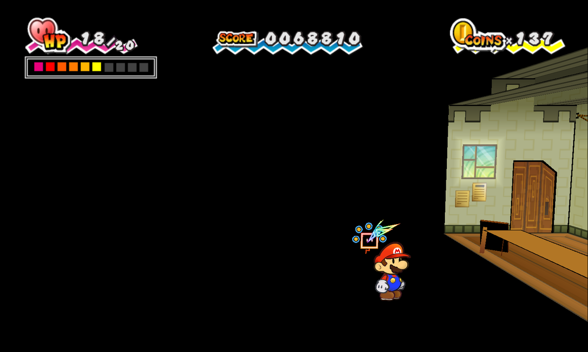 File:SPM Yold Town Shop Void Glitch.png - Super Mario Wiki, the Mario ...