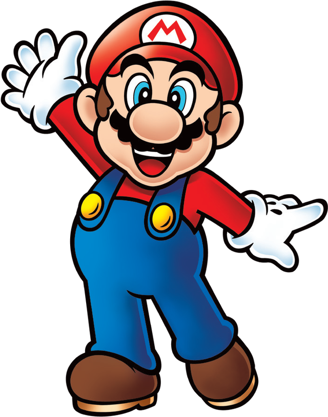 File:Mario 2D waving shaded.png - Super Mario Wiki, the Mario encyclopedia