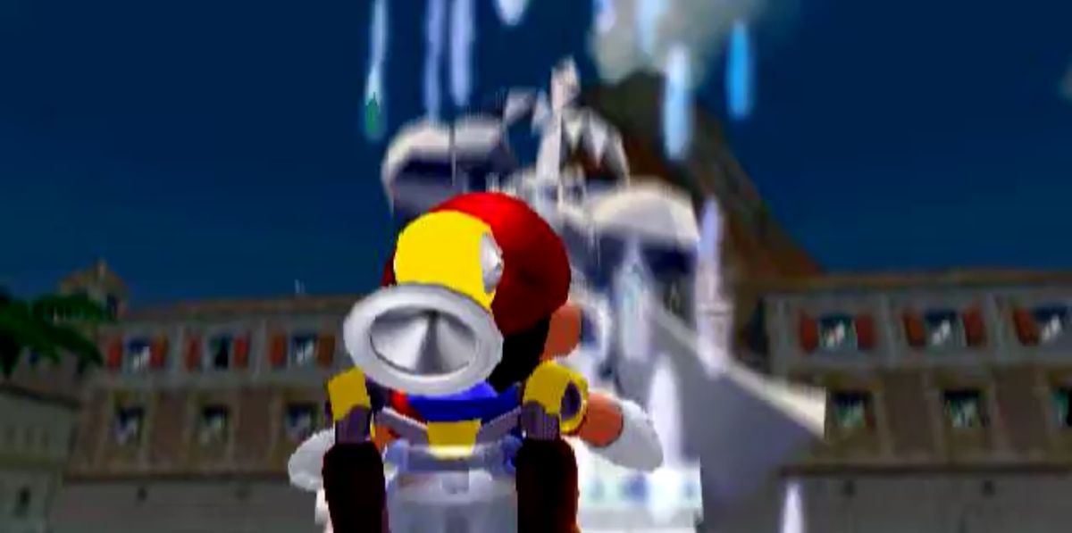 File:SMS Mario seeing the Statue rise.jpg - Super Mario Wiki, the Mario ...