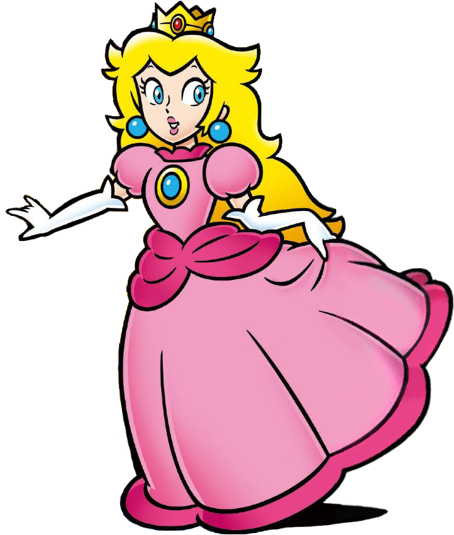 File:Peach 2d shaded2.png - Super Mario Wiki, the Mario encyclopedia