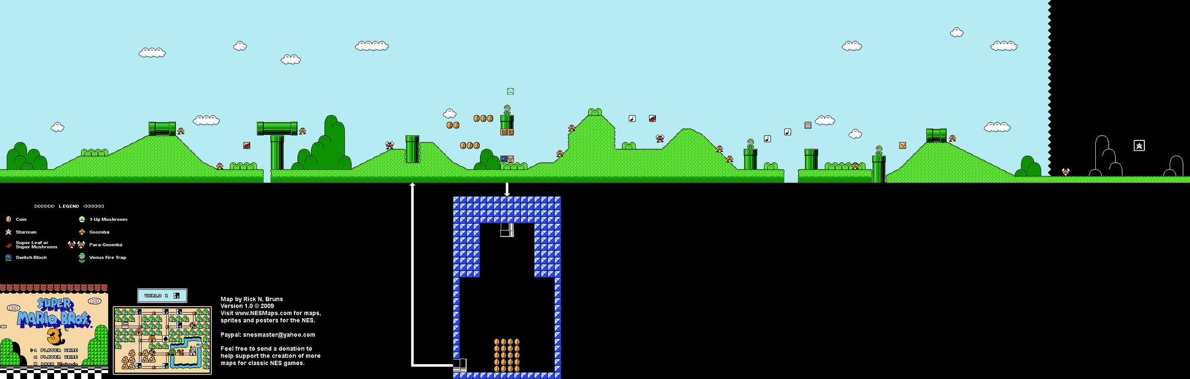 World 1-2 (Super Mario Bros. 3) - Super Mario Wiki, the Mario encyclopedia