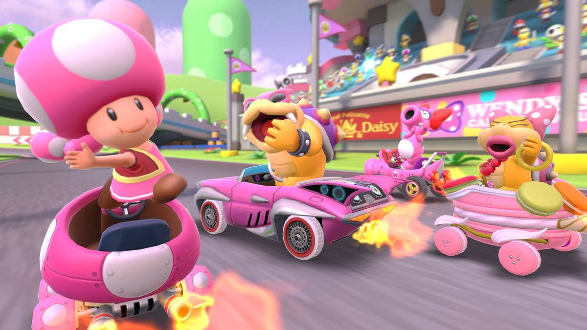 File:MKT Pink Drivers.jpg - Super Mario Wiki, the Mario encyclopedia