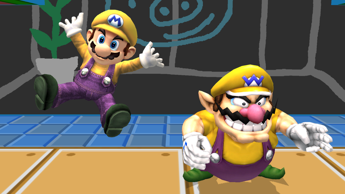 File:Mario-WarioRecolor-SSBBrawl.png - Super Mario Wiki, the Mario ...