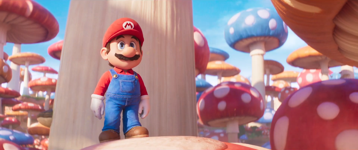File:Mario on mushroom TSMBM.png - Super Mario Wiki, the Mario encyclopedia