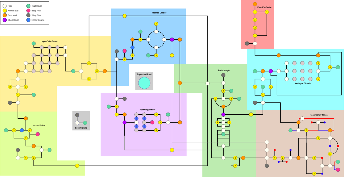 File:NSMBU Simple World Map.png - Super Mario Wiki, the Mario encyclopedia