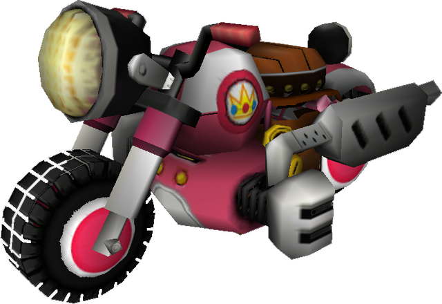File:Bit Bike (Baby Peach) Model.png - Super Mario Wiki, the Mario ...
