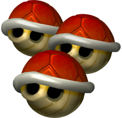 Triple Red Shells - Super Mario Wiki, the Mario encyclopedia