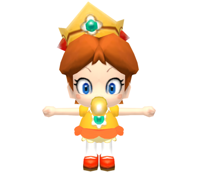 File:MKWBabyDaisyModel.png - Super Mario Wiki, the Mario encyclopedia
