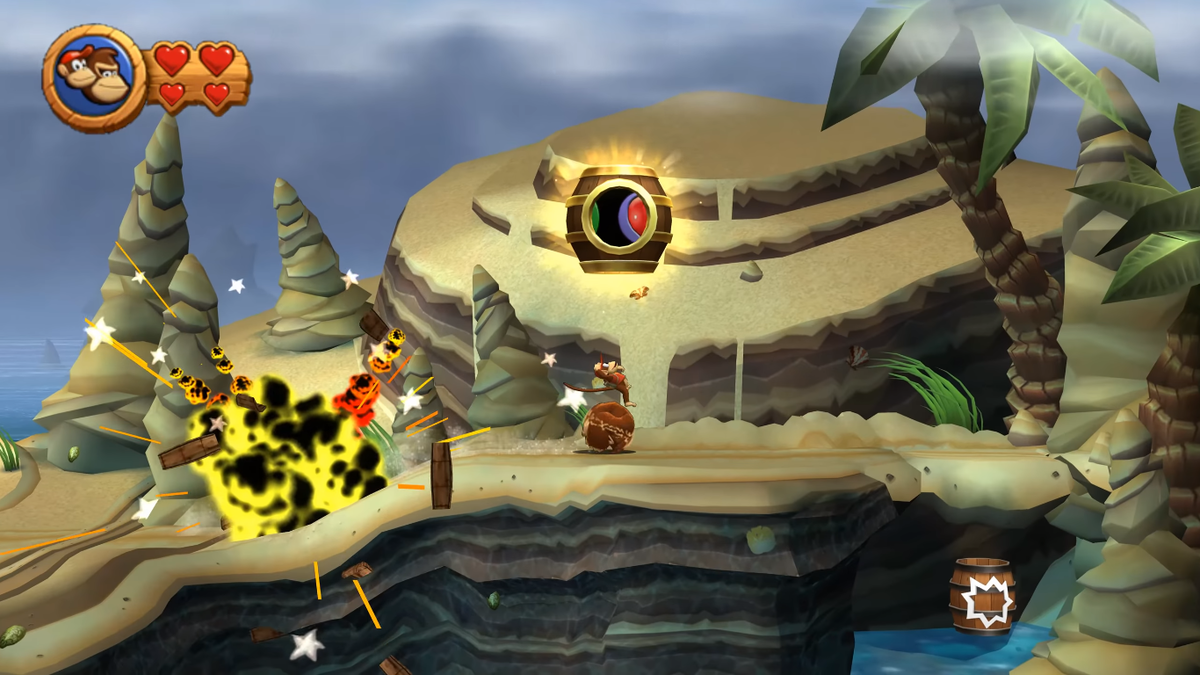 File:Peaceful Pier DKCR end.png - Super Mario Wiki, the Mario encyclopedia