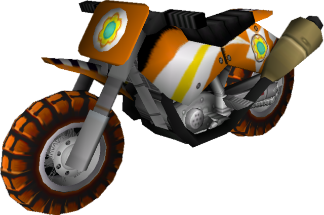 File:Standard Bike S (Baby Daisy) Model.png - Super Mario Wiki, the ...