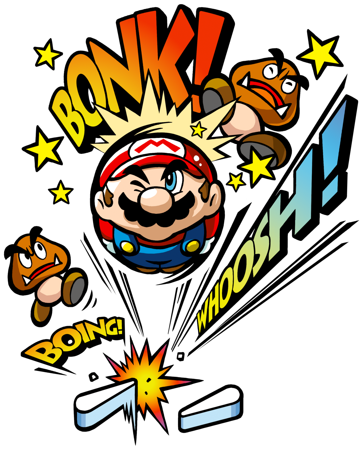 File:MarioGoombapinball.png - Super Mario Wiki, the Mario encyclopedia