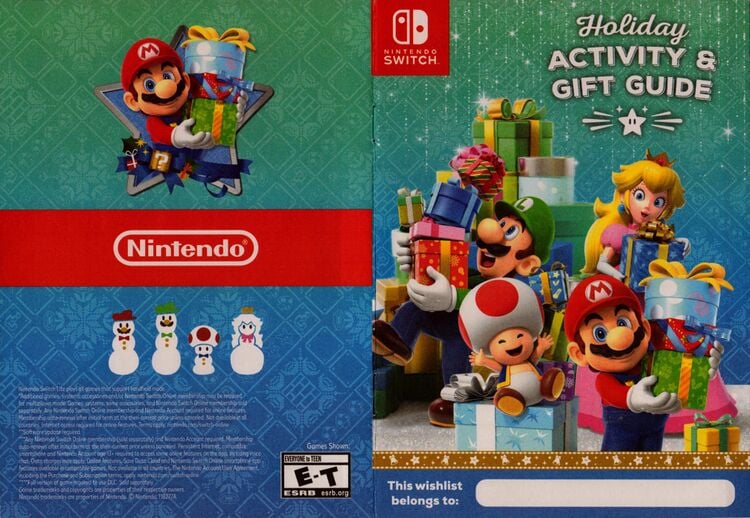 Nintendo Holiday Activity & Gift Guide - Super Mario Wiki, the Mario ...