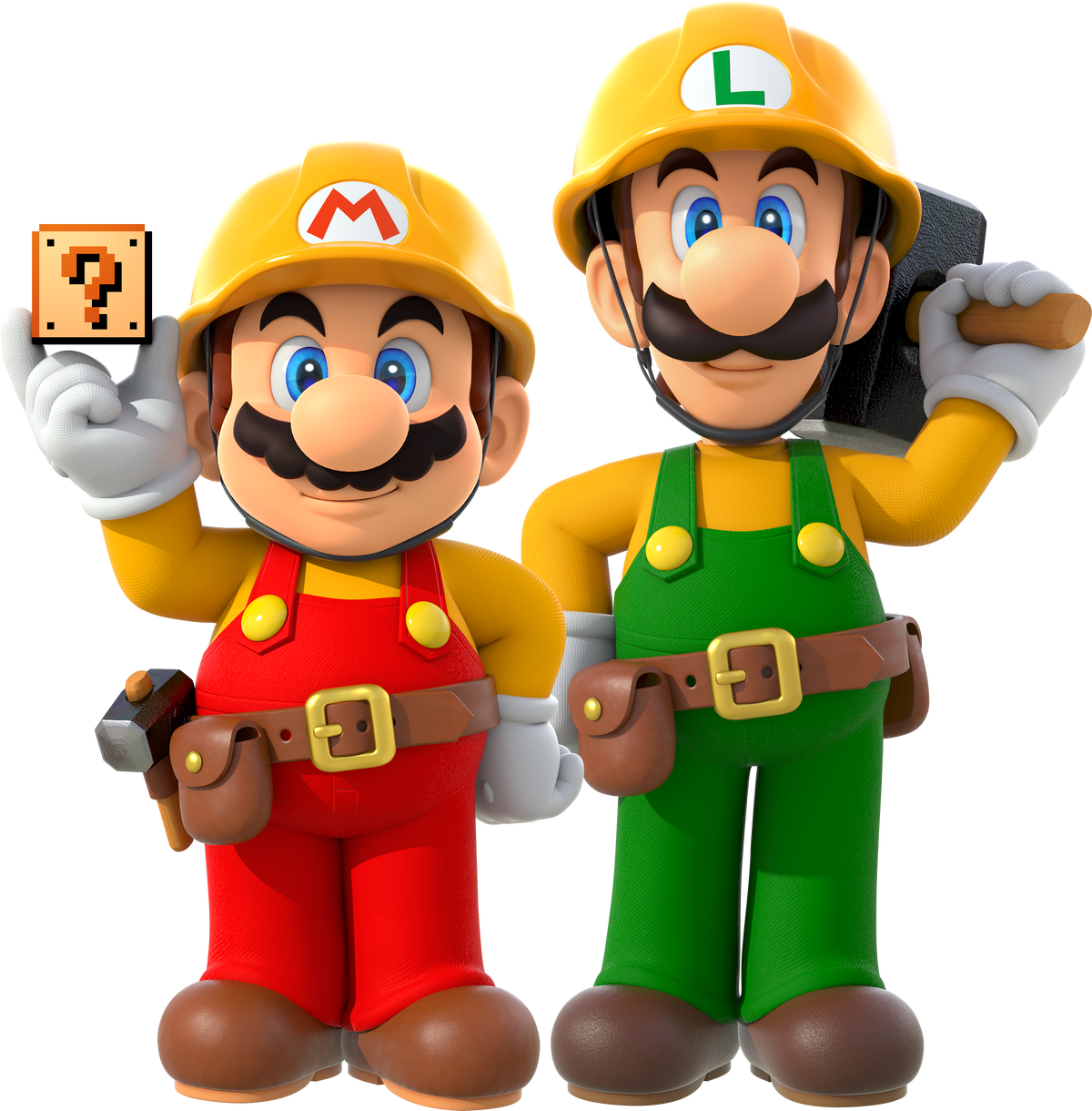 File:SMM2-Mario-Luigi-Artwork.png - Super Mario Wiki, the Mario ...