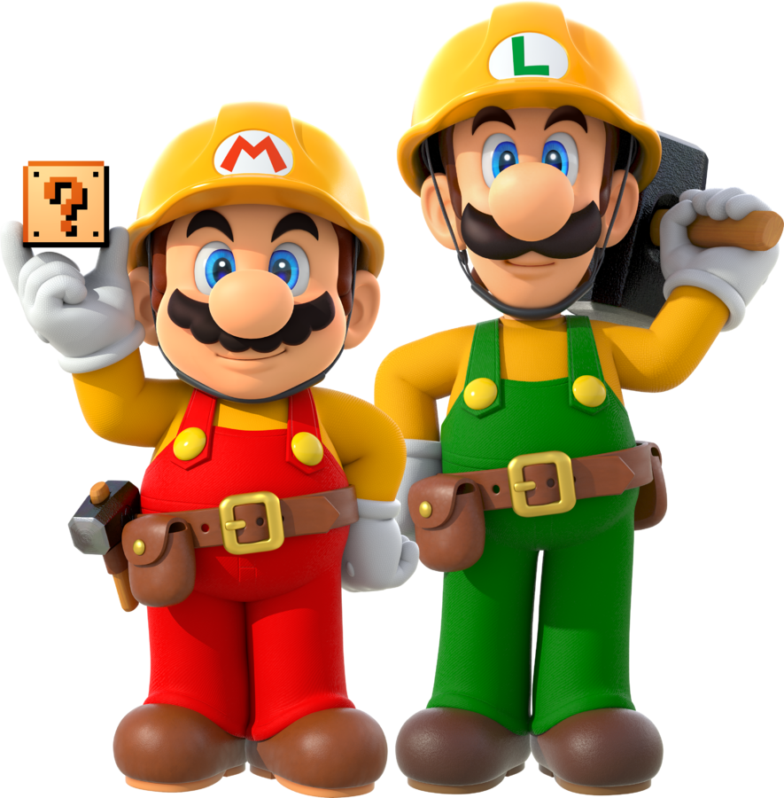 File:SMM2-Mario-Luigi-Artwork.png - Super Mario Wiki, the Mario ...