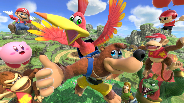 File:SSBU Classic Victory Banjo & Kazooie.png - Super Mario Wiki, the ...