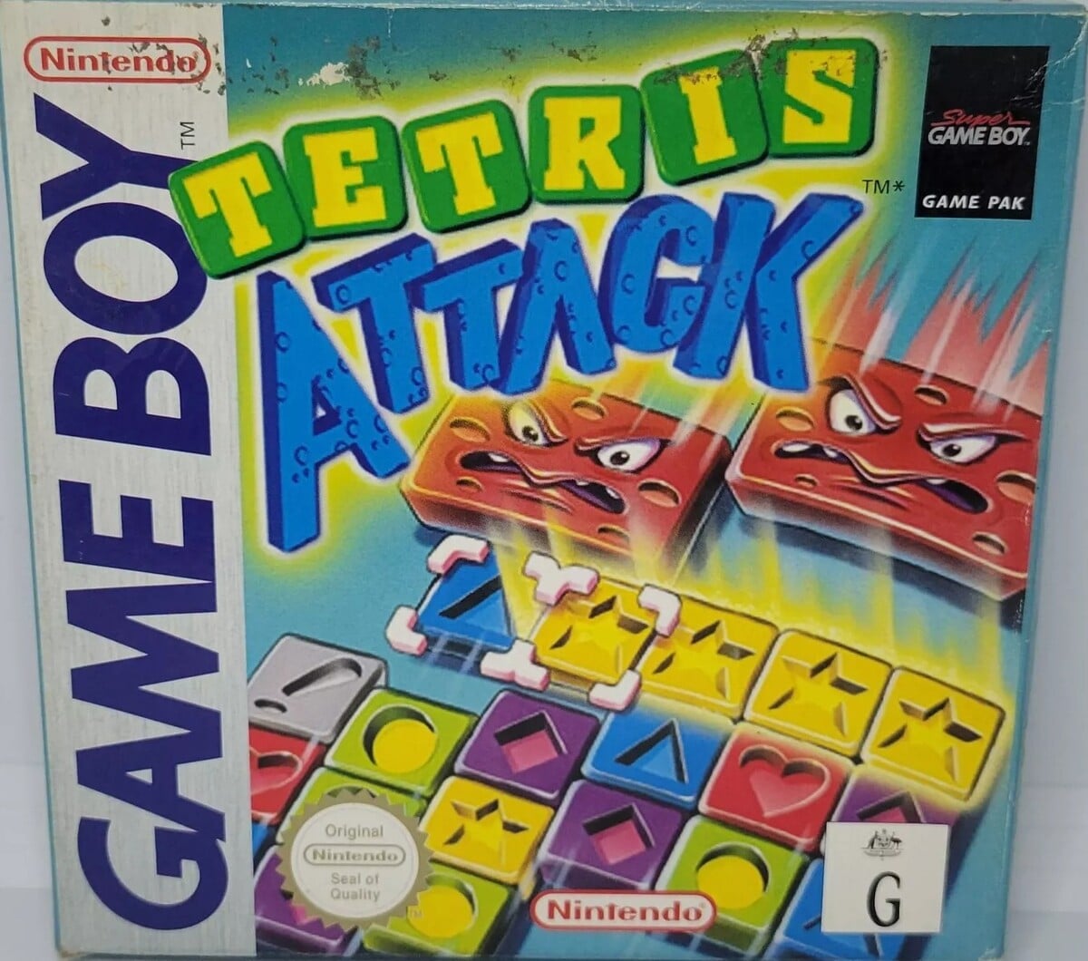 File:Tetris Attack GB Box AU.jpg - Super Mario Wiki, the Mario encyclopedia