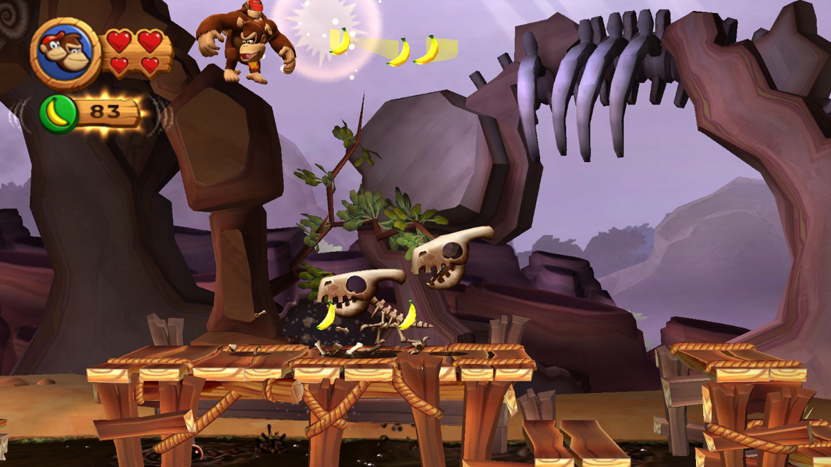 File:DKCR Prehistoric Path 2.png - Super Mario Wiki, the Mario encyclopedia