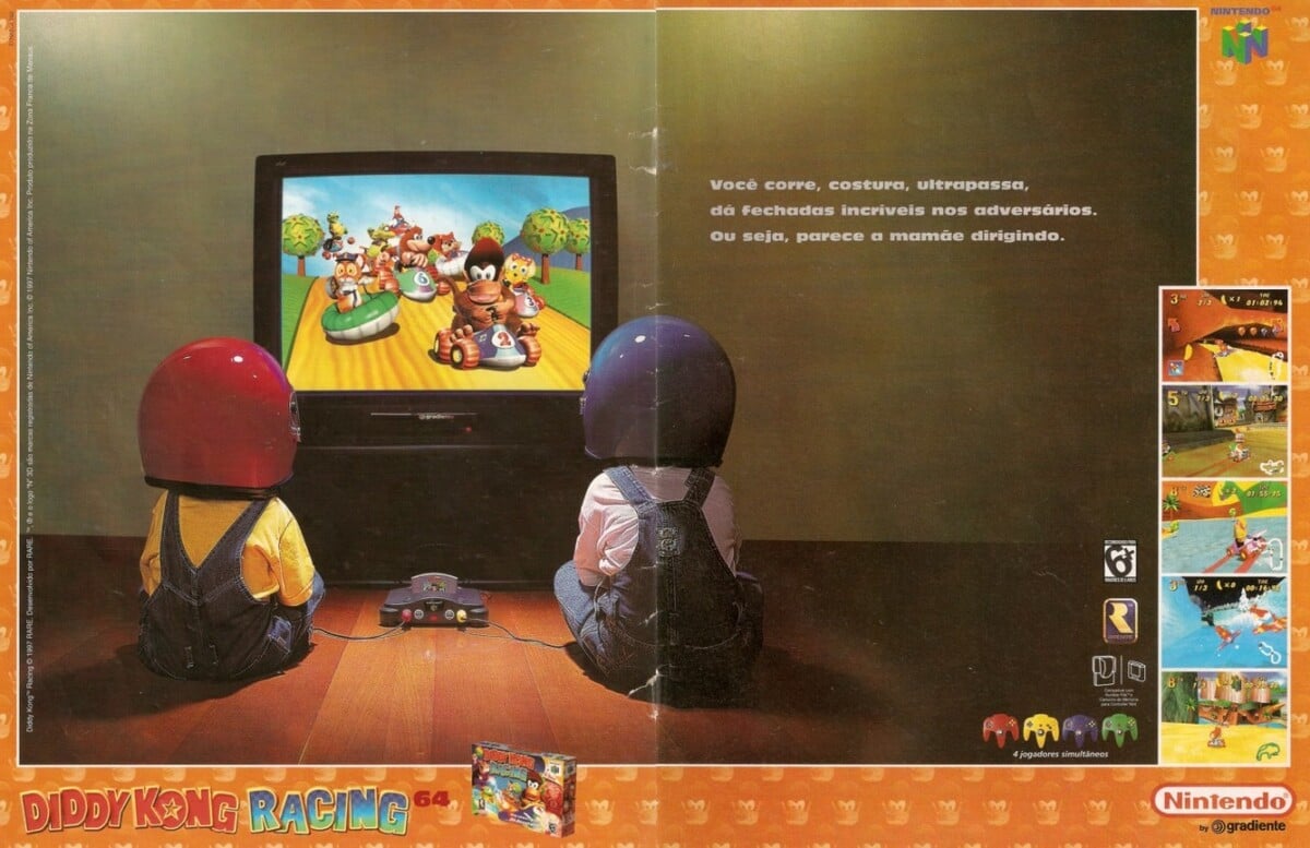 File:Diddy Kong Racing Print ad BR.jpg - Super Mario Wiki, the Mario ...
