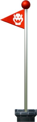 Goal Pole (secret) - Super Mario Wiki, the Mario encyclopedia