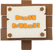 Sign - Super Mario Wiki, the Mario encyclopedia