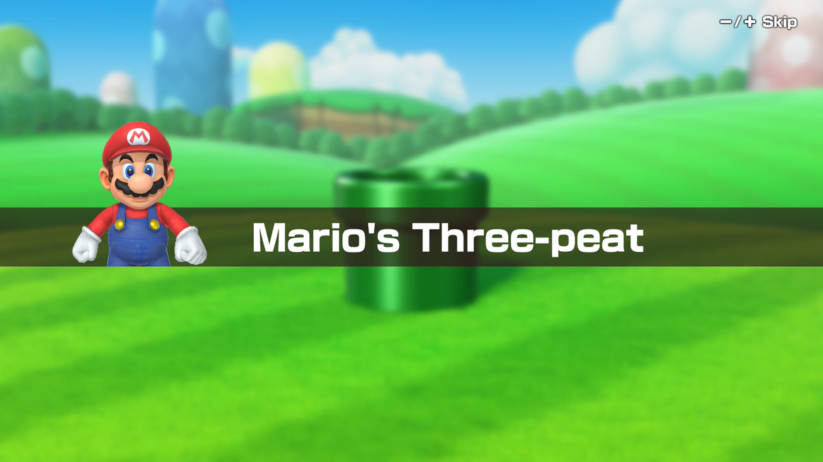 File:SMPJ Mario Threepeat Title.png - Super Mario Wiki, the Mario ...
