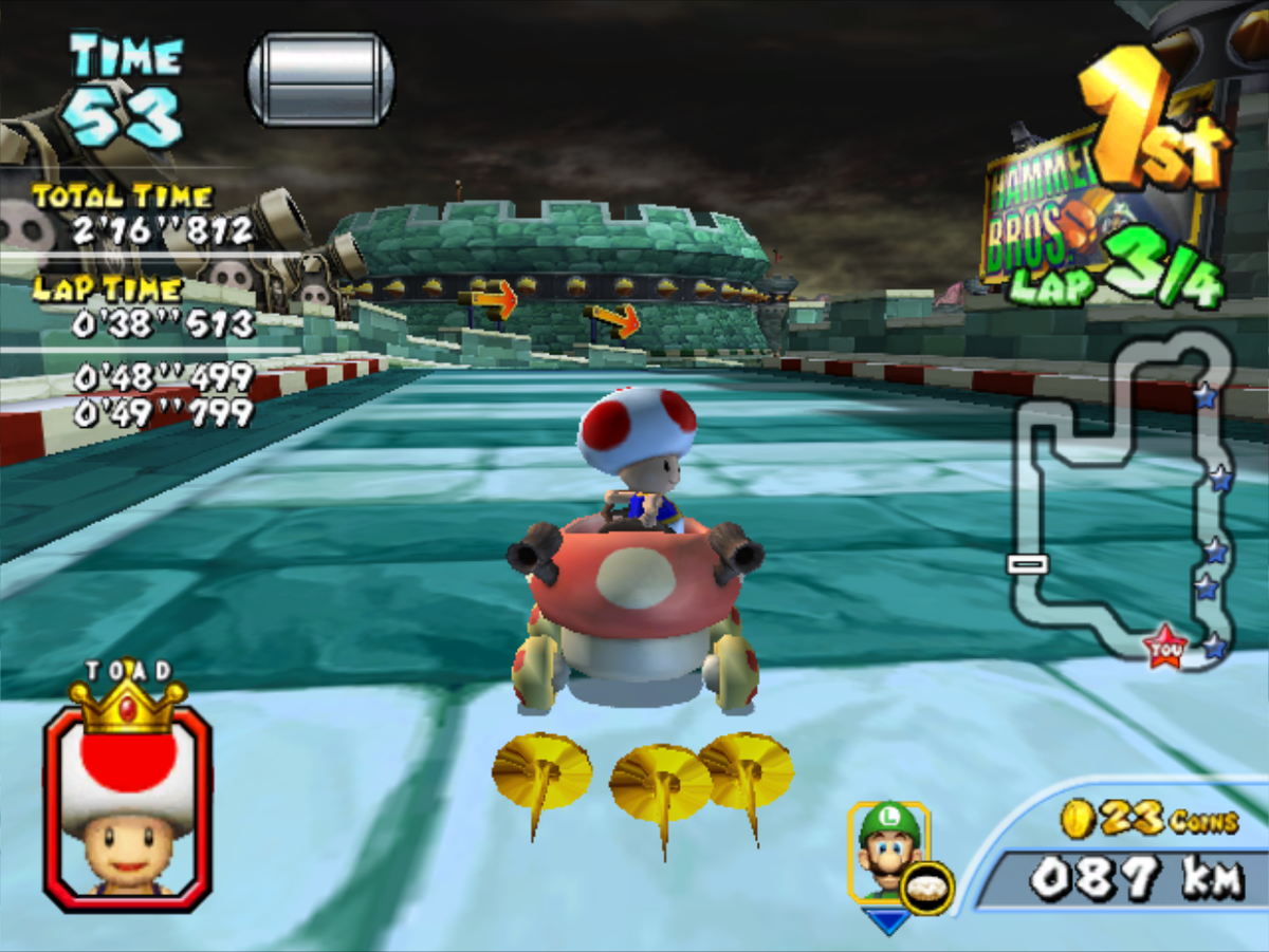 File:CastleWallStretch.png - Super Mario Wiki, the Mario encyclopedia