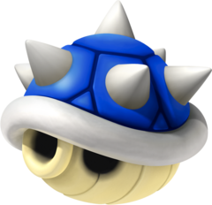 Spiny Shell (blue) - Super Mario Wiki, the Mario encyclopedia