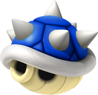 Spiny Shell (blue) - Super Mario Wiki, the Mario encyclopedia