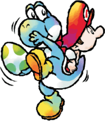 Gallery:Light-Blue Yoshi - Super Mario Wiki, the Mario encyclopedia
