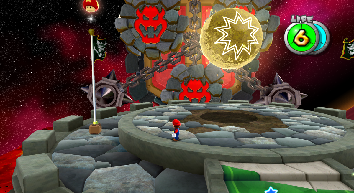 File:SMG2 Meteor Gate.png - Super Mario Wiki, the Mario encyclopedia