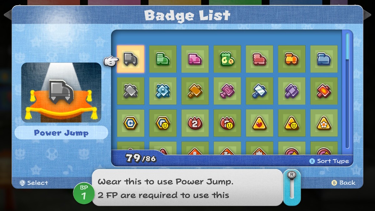 File:TTYDNS Badge List Menu.jpg - Super Mario Wiki, the Mario encyclopedia