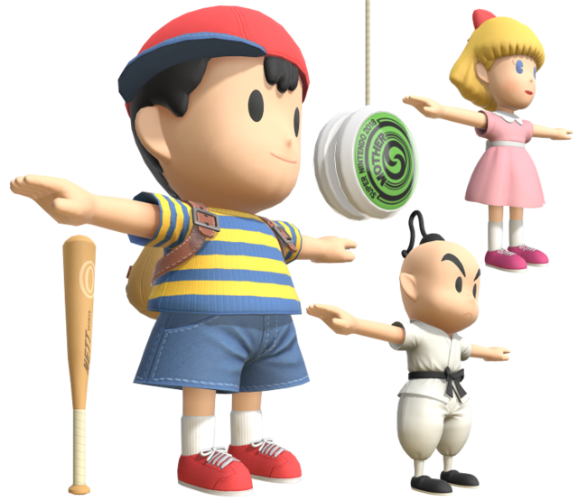 File:Ness SSBU Model.png - Super Mario Wiki, the Mario encyclopedia