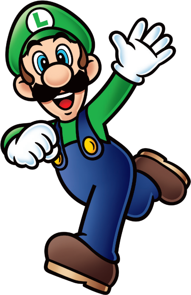 File:Luigi Wave 2D Shaded Artwork.png - Super Mario Wiki, the Mario ...
