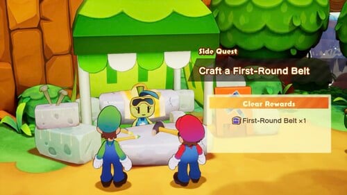 Craft a First-Round Belt - Super Mario Wiki, the Mario encyclopedia
