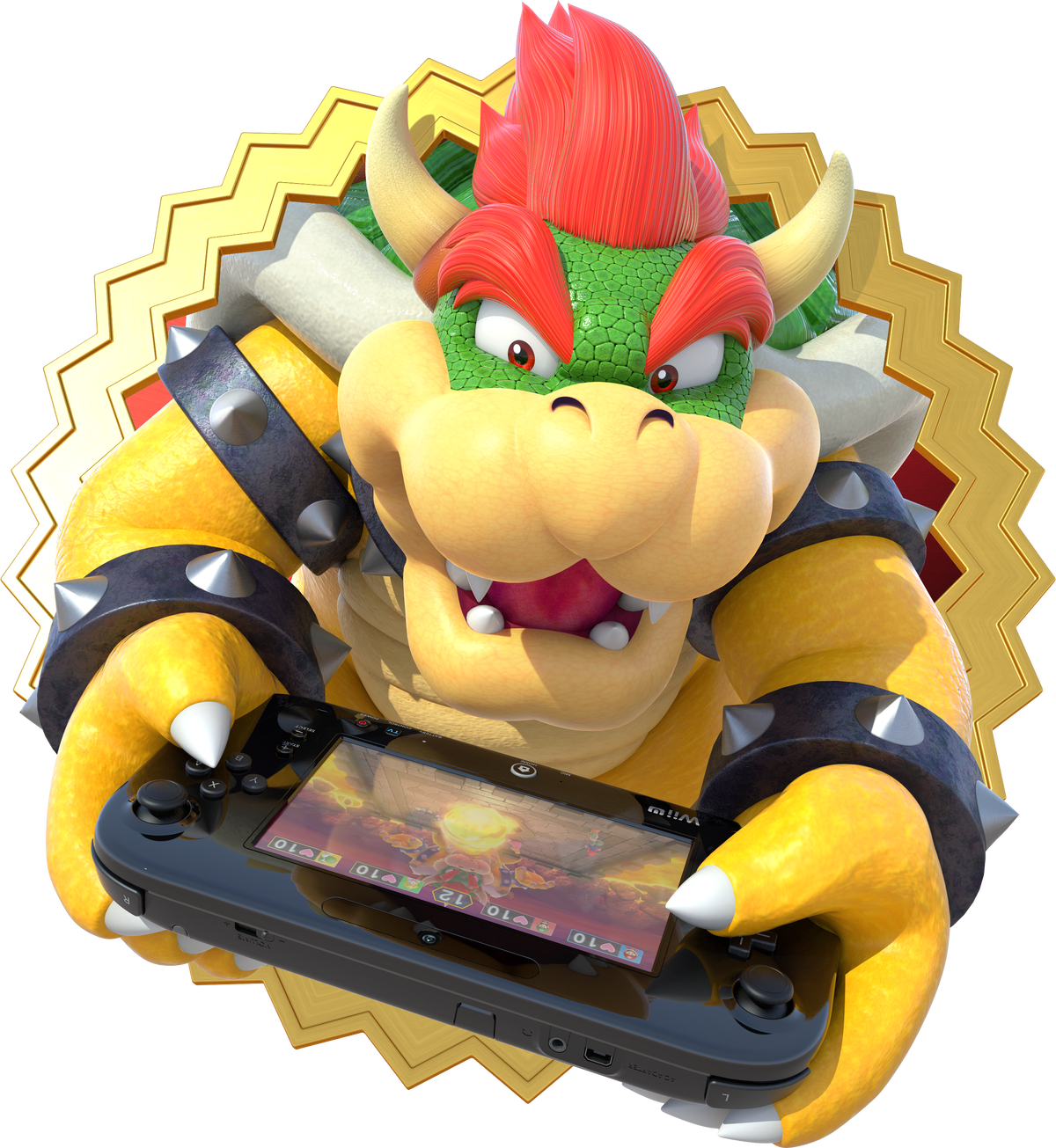 File:MP10 Bowser with Gamepad.png - Super Mario Wiki, the Mario ...
