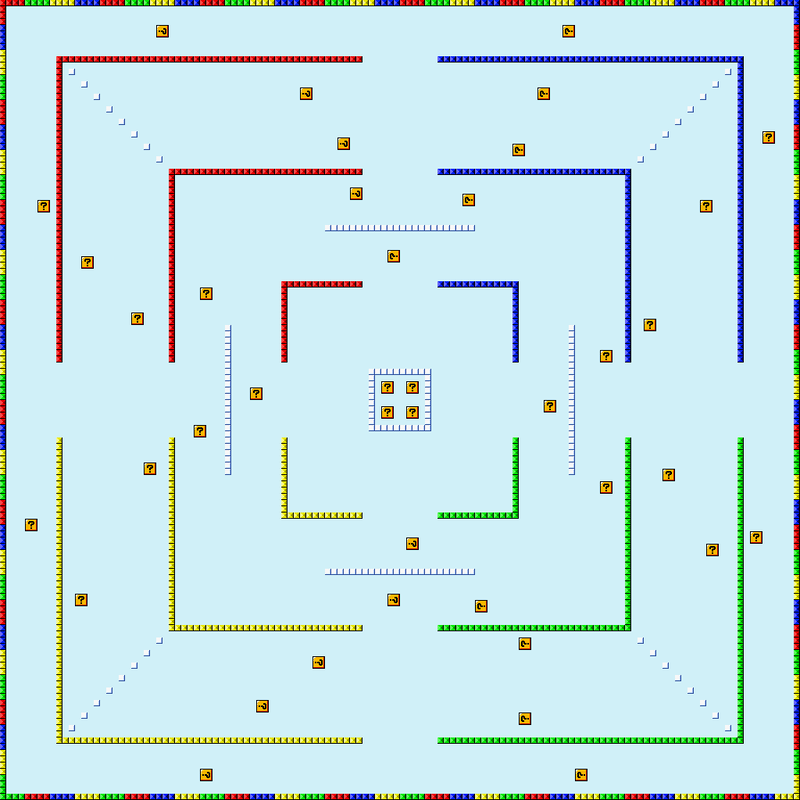 File:SMK Battle Course 3 Overhead Map.png - Super Mario Wiki, the Mario ...