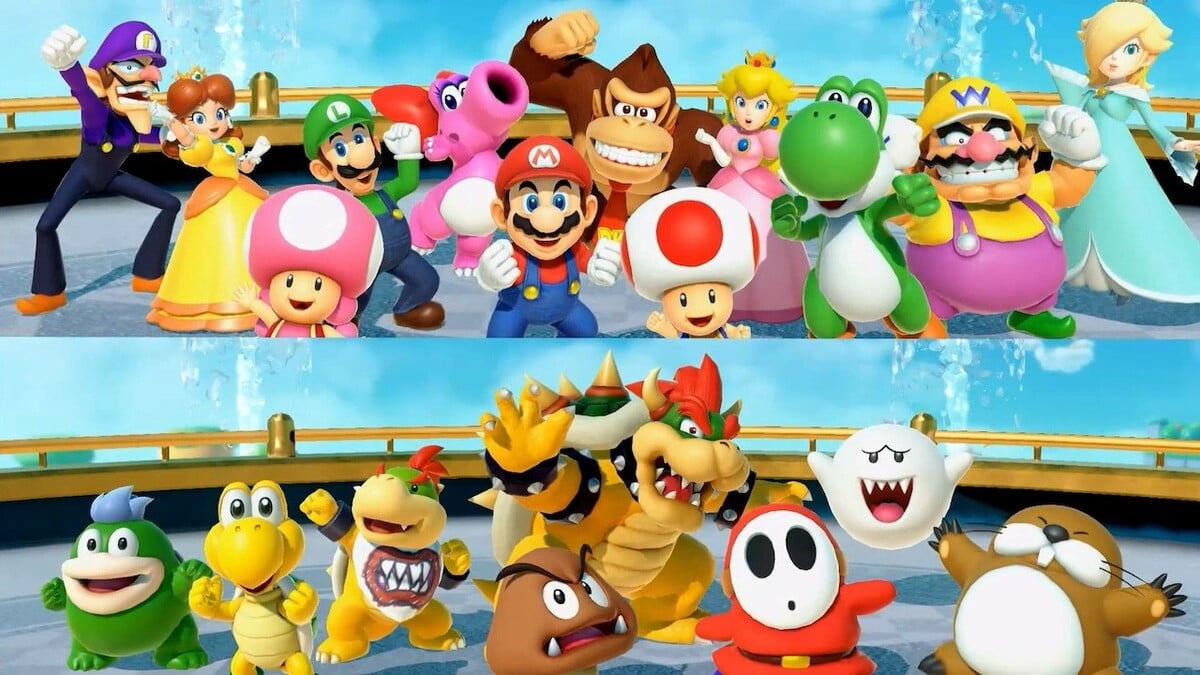 File:SMPJ Playable Cast.jpg - Super Mario Wiki, the Mario encyclopedia