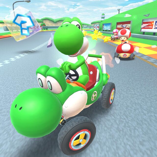 File:MKT Turbo Yoshi.jpg - Super Mario Wiki, the Mario encyclopedia