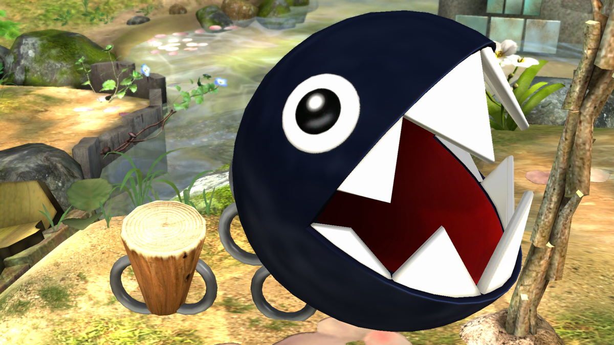 File:SSB4 Chain Chomp.png - Super Mario Wiki, the Mario encyclopedia