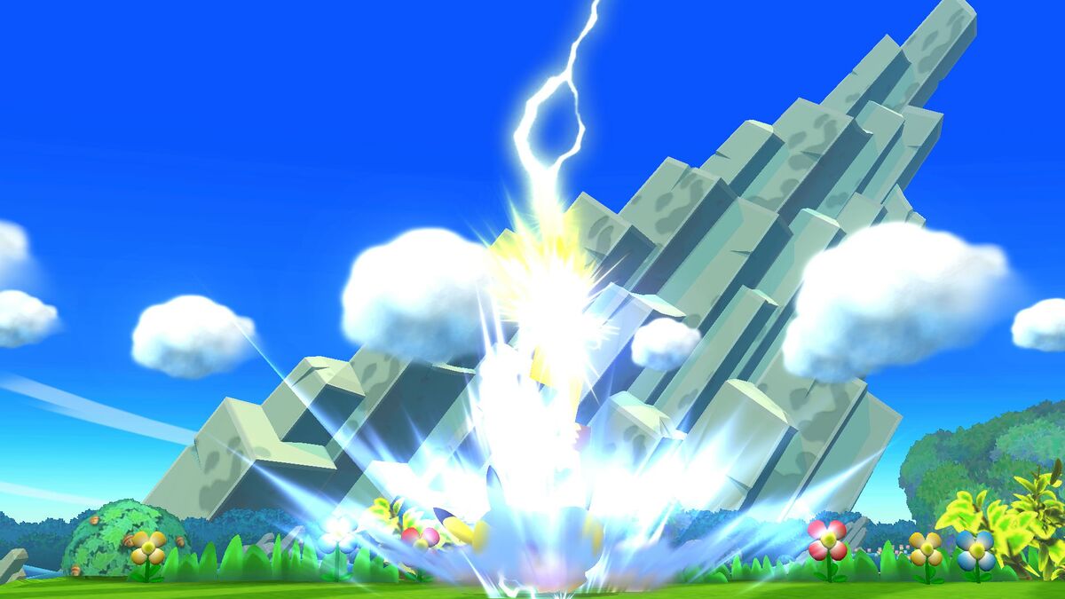 File:Pikachu Thunder Wii U.jpg - Super Mario Wiki, the Mario encyclopedia