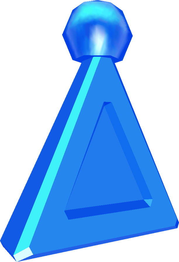 File Smg Asset Model Star Chip Blue Png Super Mario Wiki The Mario