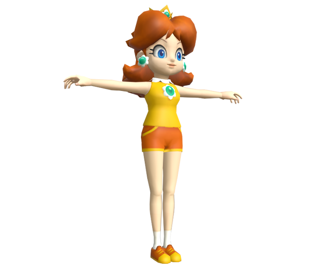 File:DaisyMarioSuperstarBaseballModel.png - Super Mario Wiki, the Mario ...
