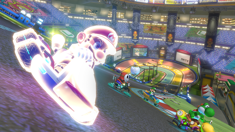 File:MK8 Invincible Mario.png - Super Mario Wiki, the Mario encyclopedia